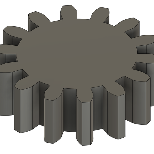 ⚙️ spur gear 14 tooth・ STL File for 3D printing・Cults