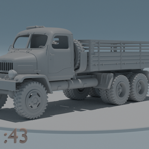 3D file Praga V3S scale 1:43 🚚 ・3D printer design to download・Cults