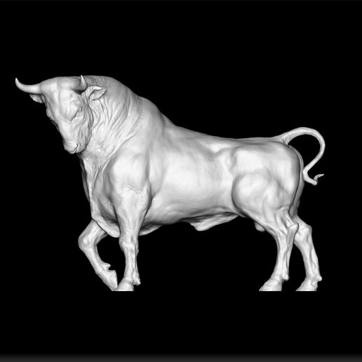 STL file bull 🐂 ・3D printer model to download・Cults