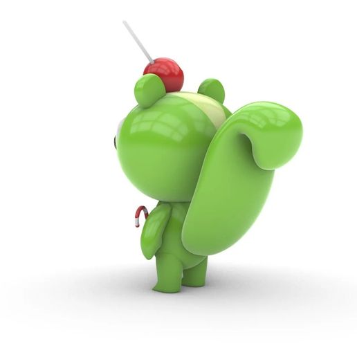 🌳 Happy Tree Friends Nutty 3D Model STL File - Printable Happy Tree Friends Character for 3D ...