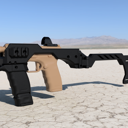 🖼️ Hellcat Pro PDW conversion frame Springfield Roni・ STL File for 3D ...