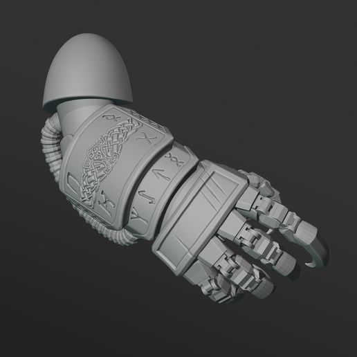 🛰 Urth_Battle_Gauntlet・ STL File for 3D printing・Cults