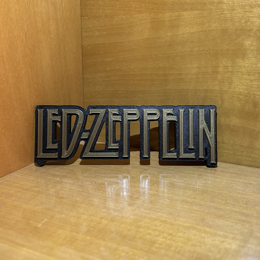 👽 Led-Zeppelin logo・ STL File for 3D printing・Cults
