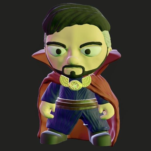 👽 Dr. Strange Mini・Archivo STL para Impresión 3D・Cults