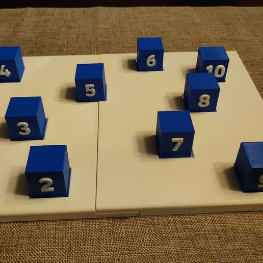 STL file Board with numbers 🔢 ・3D print model to download・Cults