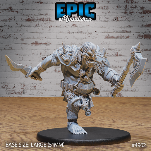 🏃 Bugbear Raider Running ‧ DnD Miniature ‧ Tabletop Miniatures ‧ Gaming ...