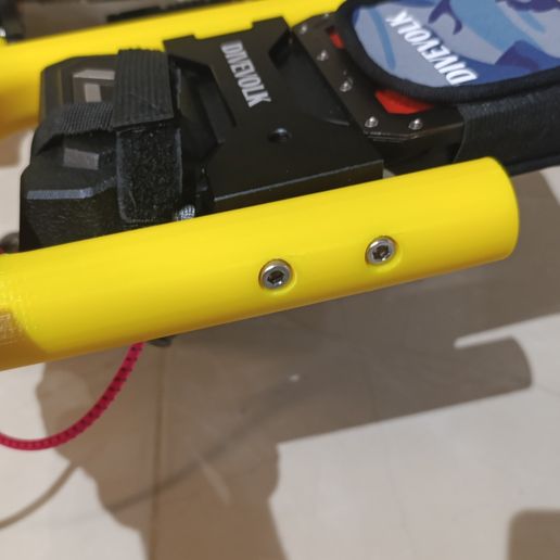 💪 Arm for placing spotlights in DiveVolk casing・ 3MF File for 3D ...