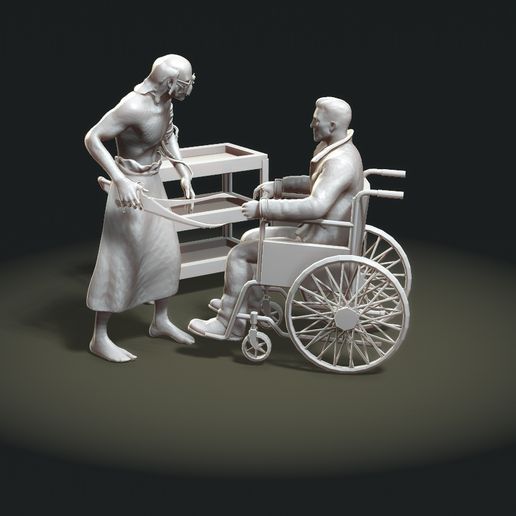 👾 Outlast Finger Cutting Scene Diorama・ STL File for 3D printing・Cults