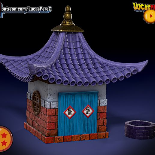 Archivo 3D KID GOKU HOUSE 🏠 ・Diseño para descargar y imprimir en 3D・Cults