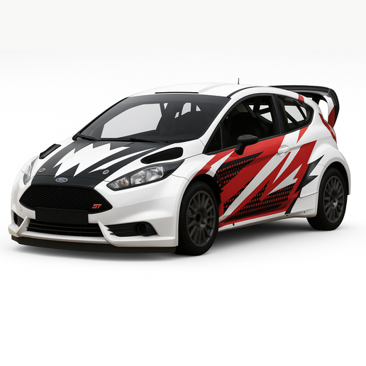 🚙 Ford Fiesta ST GRC 2013・Archivo STL para Impresión 3D・Cults