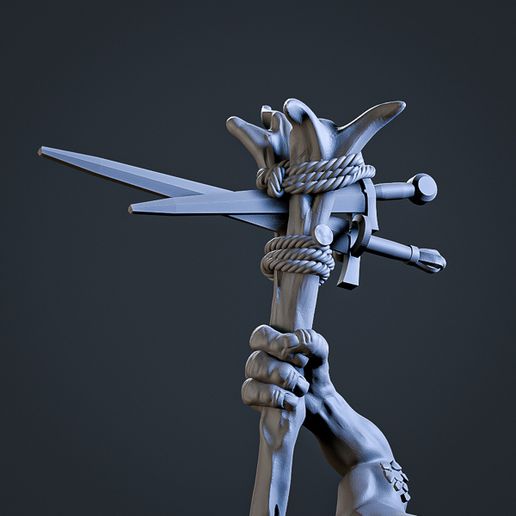 🧌 Troll warrior 1・ STL File for 3D printing・Cults