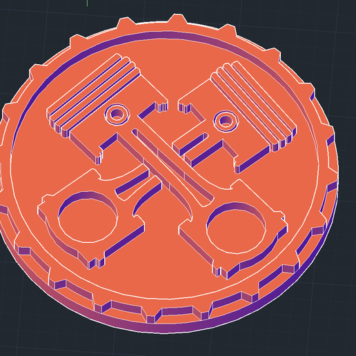 🎨 Piston Art・Free STL File for ・Cults