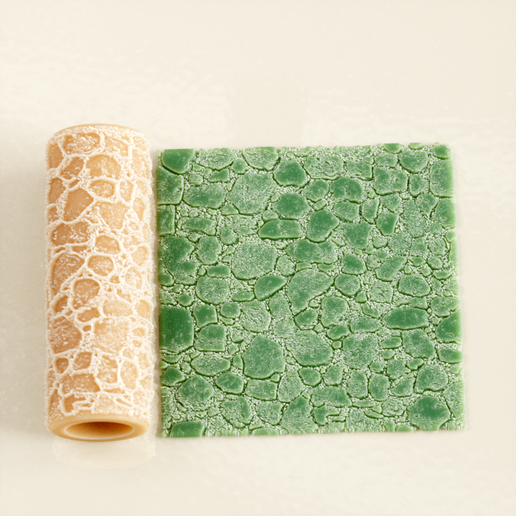 💍 Organic Cobblestone Texture Roller・ STL File for 3D printing・Cults