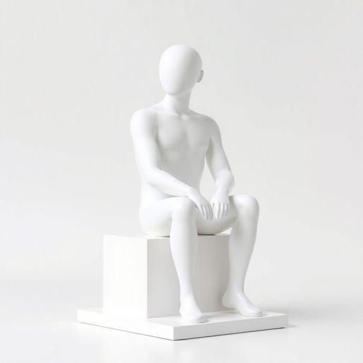deep thinking statue