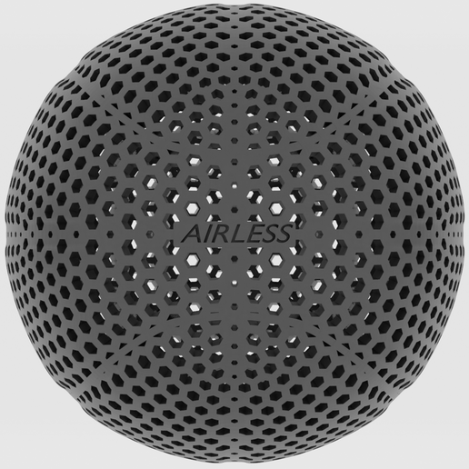 🏀 AIRLESS BASKETBALL GEN1 (SHOWCASE MODEL)・ STL File for 3D printing・Cults