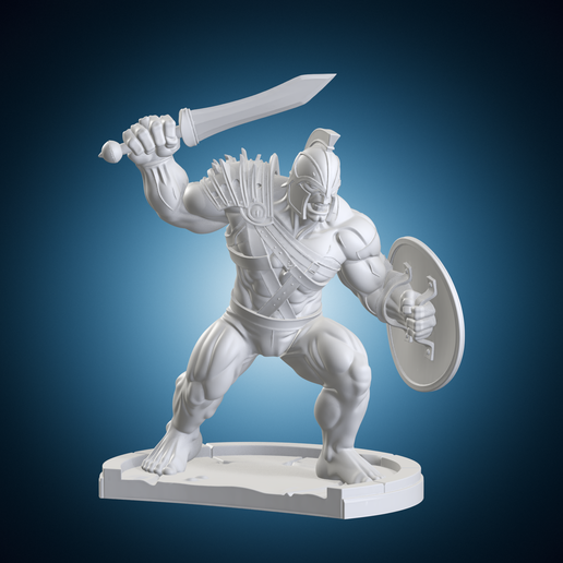 👤 Hulk Gladiator Krieger Antike Historische Büste・ 3D Datei für 3D ...