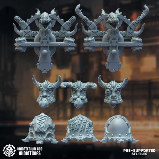 🎲 Black Iron marines bits set (protectors)・ 3D File for 3D printing・Cults