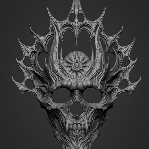 👑 Xhorak Crown of decay mask・ 3D File for 3D printing・Cults