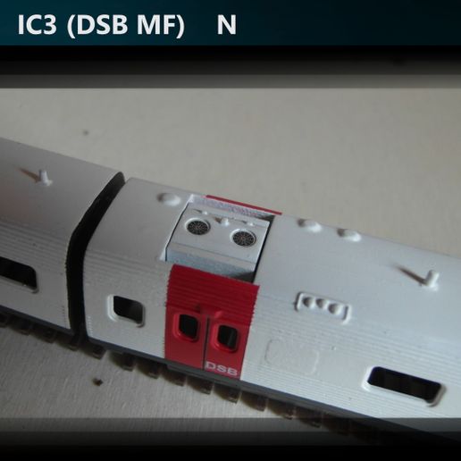 🇩🇰 IC3 (DSB MF) N Ver2.0・ STL File for 3D printing・Cults