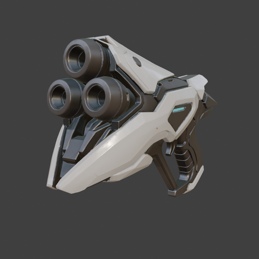 🔫 Echo Tri-Shot Gun・ STL File for 3D printing・Cults