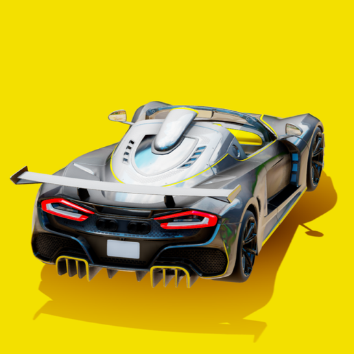 🧸 2023 Hennessey Venom F5 Roadster – Hypercar STL Model・ STL File for ...