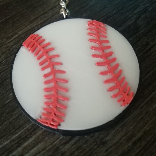 3D printable Baseball Keychain • made with Creality Ender 3 V3 SE・Cults