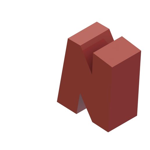 Free STL file Letter N 🗺️ ・3D printable model to download・Cults