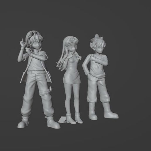 🐉 trainer pokemon Gen 1・ 3D File for 3D printing・Cults