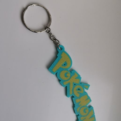 STL file Pokemon logo multicolor keychain 🐉 (3MF)・3D print model to ...