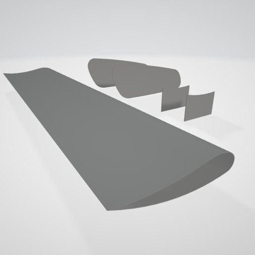 🚕 Full-size 406 Taxi 2 & 3 spoiler.・ STL File for 3D printing and CNC ...