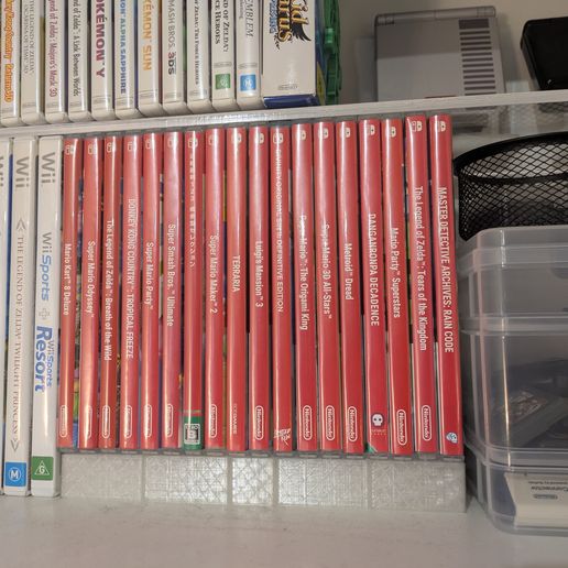 📦 Nintendo Switch game box riser・Free STL File for 3D printing・Cults