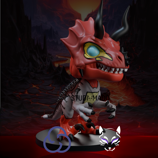 👾 Ultimasaurus Funko・ STL File for 3D printing・Cults