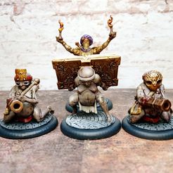 🗡️ Iron Sultanate - Homunculus Set (+Bits)・3D Print・Cults