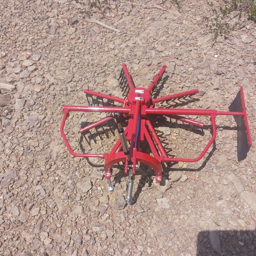 🧞‍♂️ rc fully functional rotary hay rake・ STL File for 3D printing・Cults