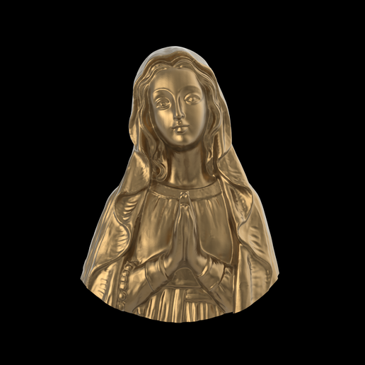 📁 Mother Mary 3D-print model file・ STL File for ・Cults