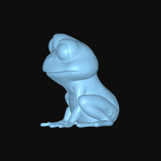 🐸 Tiny Frog (Easy Print)・ STL File for 3D printing・Cults