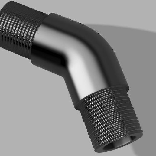 STL file 3/4" Pipe Elbows 3D Models with 3/4" Thread – Bend Variants 90 ...