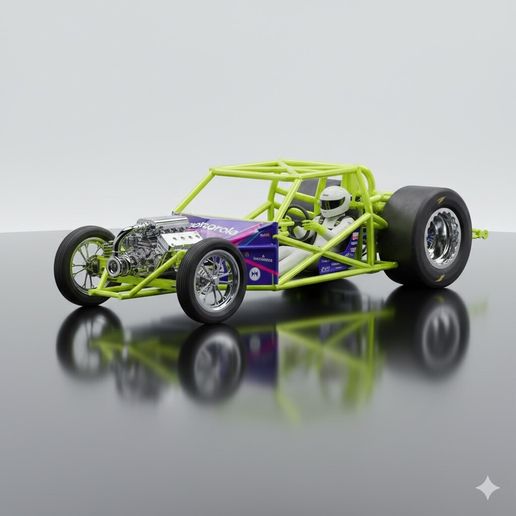 🚗 DRAG RACING・ STL File for 3D printing・Cults