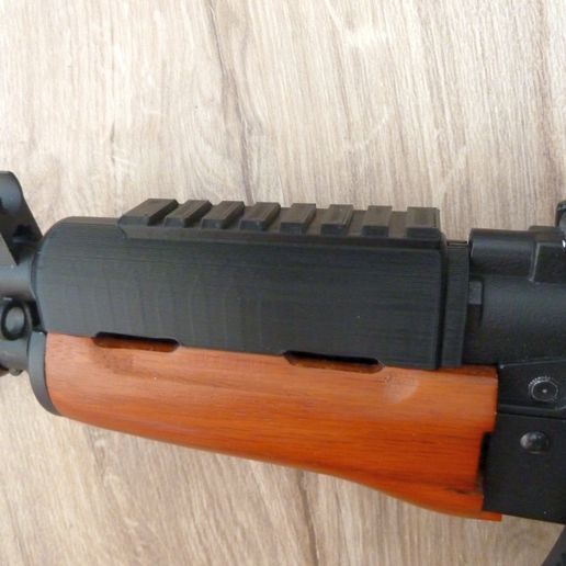 STL file Handguard for Airsoft CYMA CM045 with top picatinny rail 🔫 ・3D ...