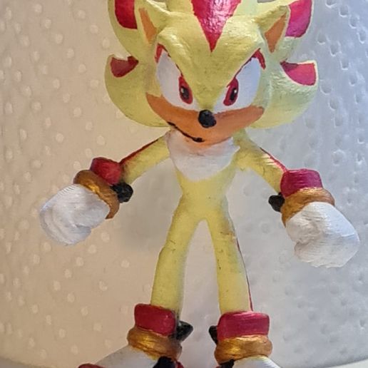 3D printing Sonic Shadow Character • made with Creality K2+・Cults