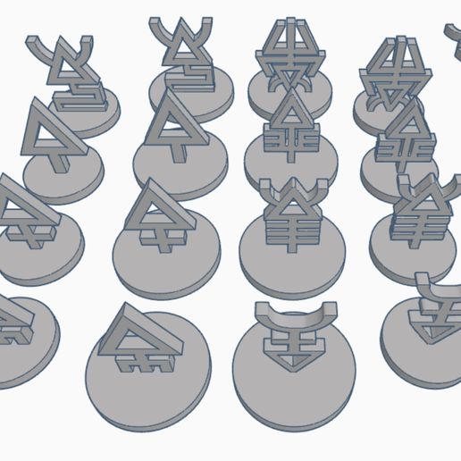 ⛩️ Aspect Shrine Tokens・ STL File for 3D printing・Cults