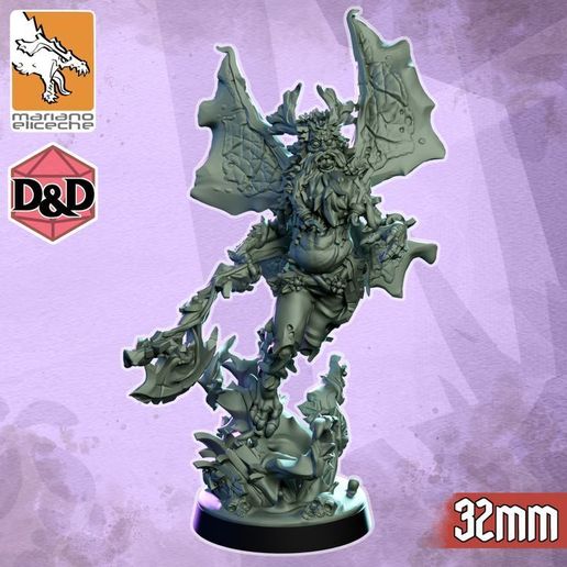 3D file The Forest Demon, 32mm DnD 5E 👹 ・Template to download and 3D ...