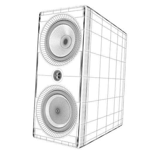 🔉 Modern Bookshelf Speaker - 3D Printable Audio Cabinet・ OBJ File for ...