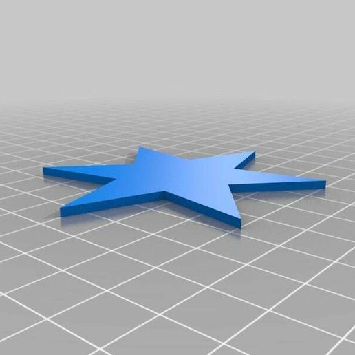 Download free STL file star-6 • Design to 3D print ・ Cults