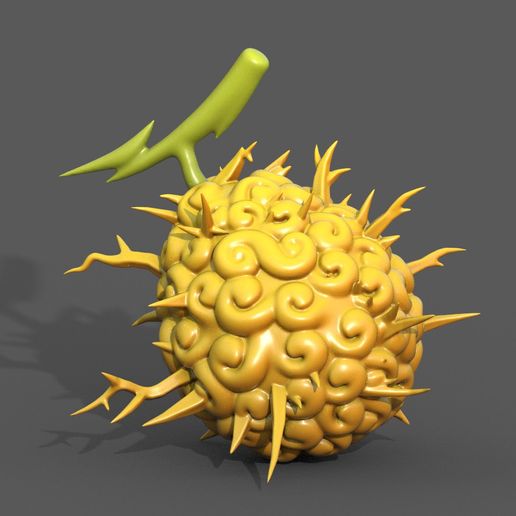 😈 Goro Goro Devil Fruit・Archivo 3D para Impresión 3D・Cults
