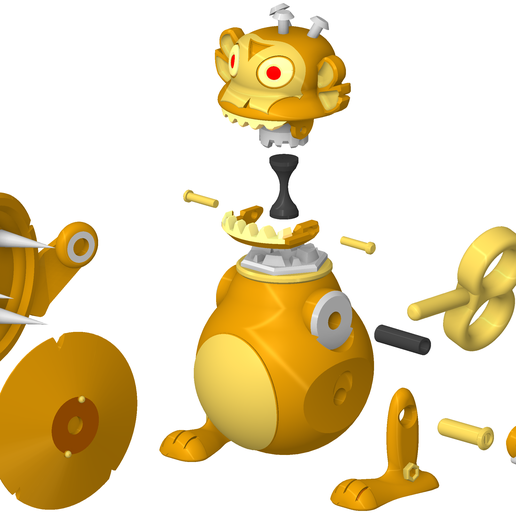 Download file Young Jinx's Clapping Monkey Bomb Prop | Cosplay/Display ...