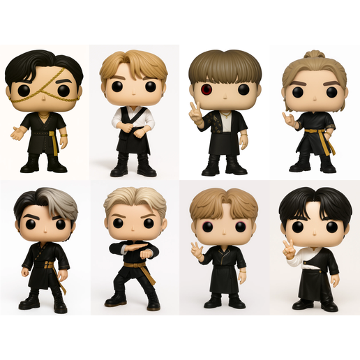 🎵 STRAY KIDS | GOD'S MENU FULL PACK FUNKO POP・ 3D File for 3D printing ...