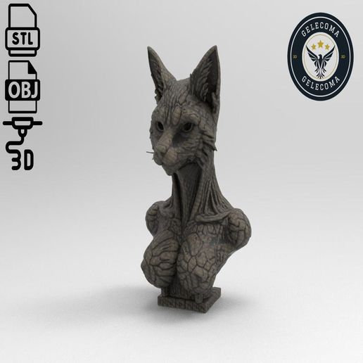 🗿 Lynx Animal 3d Printing・ 3D File for 3D printing・Cults
