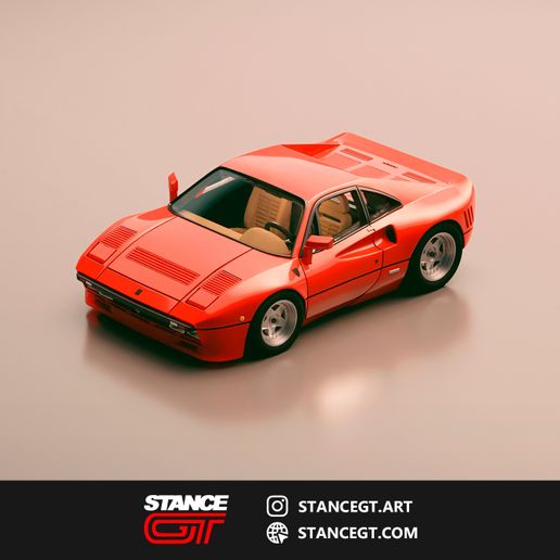🚗 288 GTO : Model Kit Car・ STL File for 3D printing・Cults