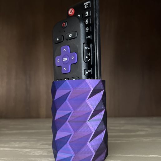 🎛️ TV Remote Control Box Geometric Design・Free STL File for ・Cults